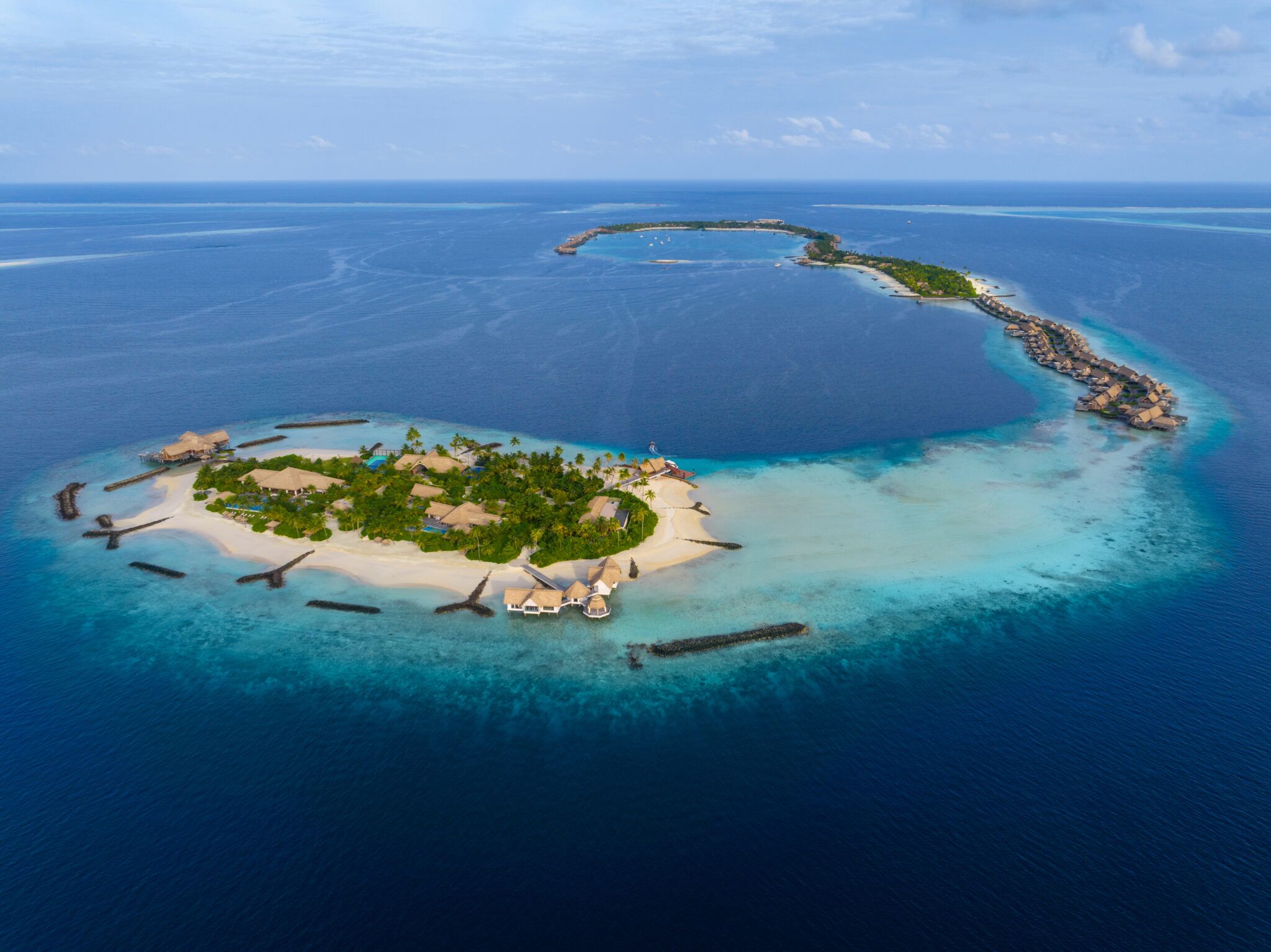 Reef Villas with Private Pools | Waldorf Astoria Maldives